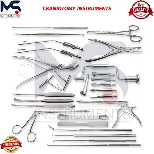 Orthopedic craniotomy instruments set of 39 pcs surgical instruments | eBay