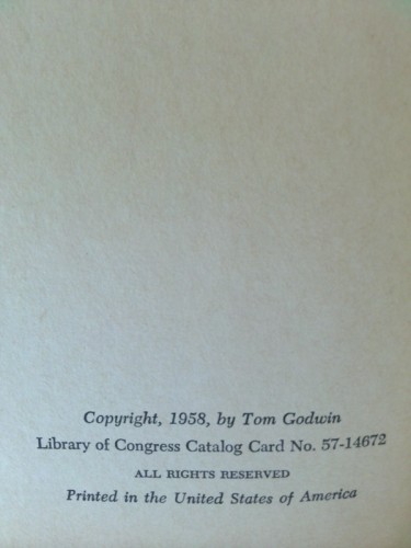 The survivors by Tom Godwin | eBay