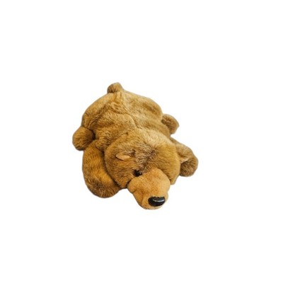 Vtg Dakin Brown Bear Laying Down Hand Puppet Stuffed Toy 13" | eBay