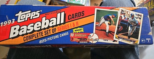 1993 Topps Baseball Series 1 & 2 Complete Set W/ Bonus Cards Factory ...