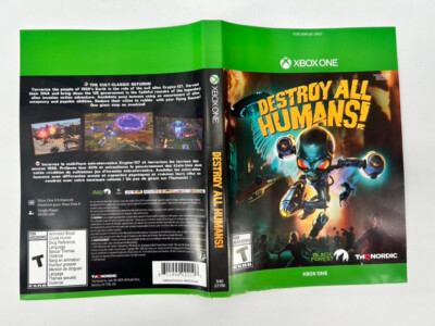 Destroy All Humans! Xbox One GameStop Promotional Display Artwork | eBay