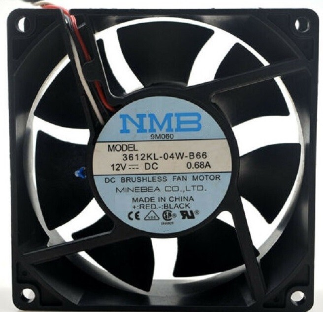 Dell Precision FAN 9m060 NMB 3612KL-04W-B66 12VDC 0.68A LOT of 2 Fans ...