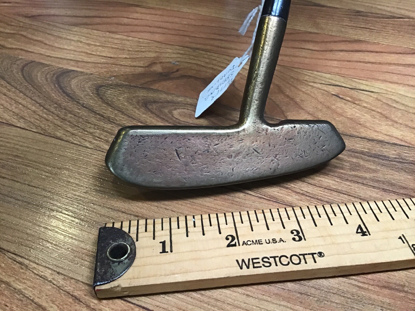 Spalding Deadline Brass Blade Putter RH 35.5” Original Shaft & Grip | eBay