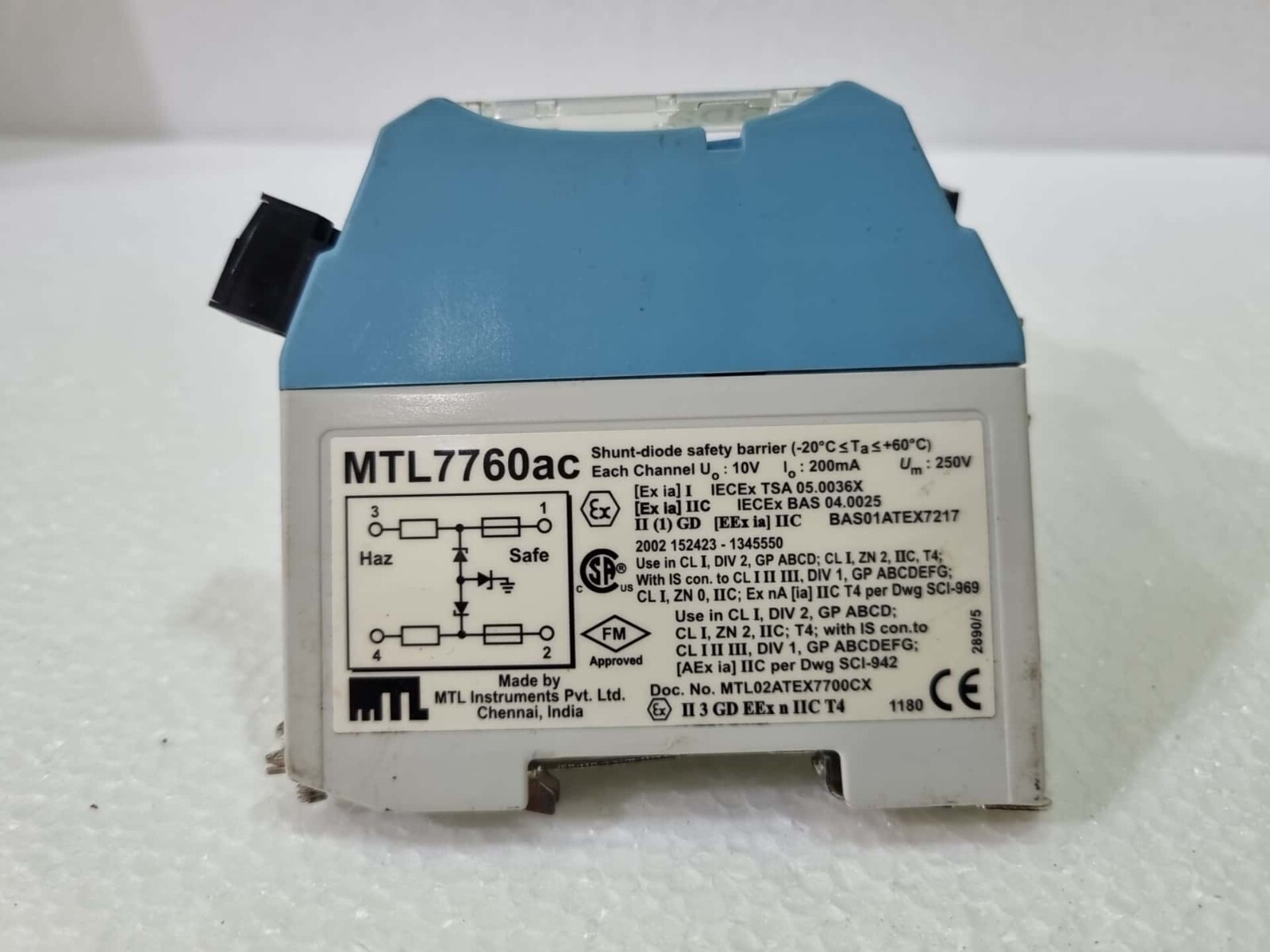 1 × BARRIERS MTL7760AC THERMOCOUPLES 2 CH ANALOGUE 10V, 200 mA | eBay