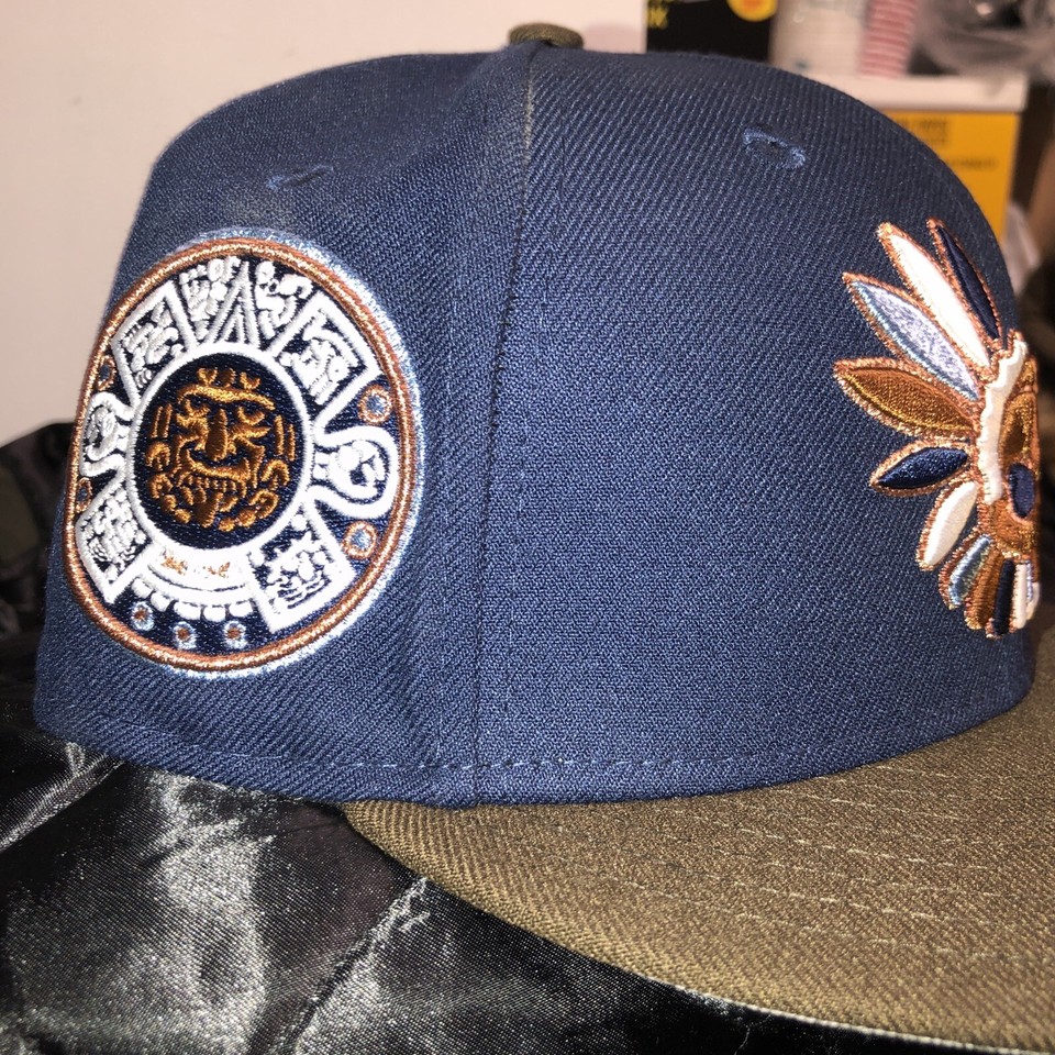 Mexico A-Frame SnapBack Hat Aztec Calendar New Era Limited Edition WBC ...