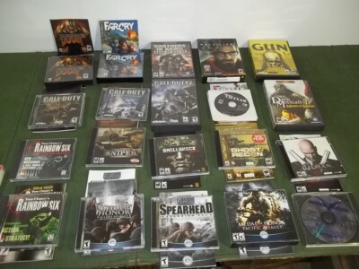 Lot 20 Vintage PC War Games Call of Duty Medal of Honor Doom 3 | eBay