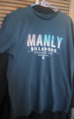 Men’s Billabong-Manley T-Shirt Black Short Sleeve Graphic Tee XL | eBay