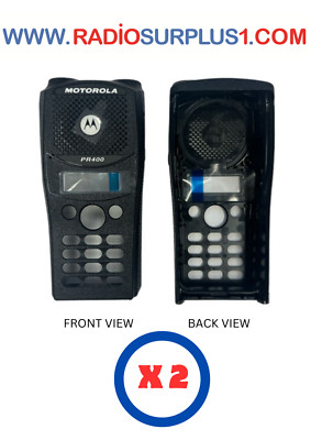 2 x Motorola PR400 FKP Plastic Housing Only - Black | eBay