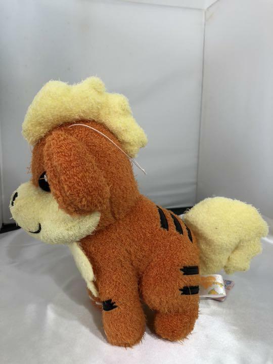 Pokemon poke hugg Big Plush Toy Meowth Guardy BANDAI Japan Limited rare ...