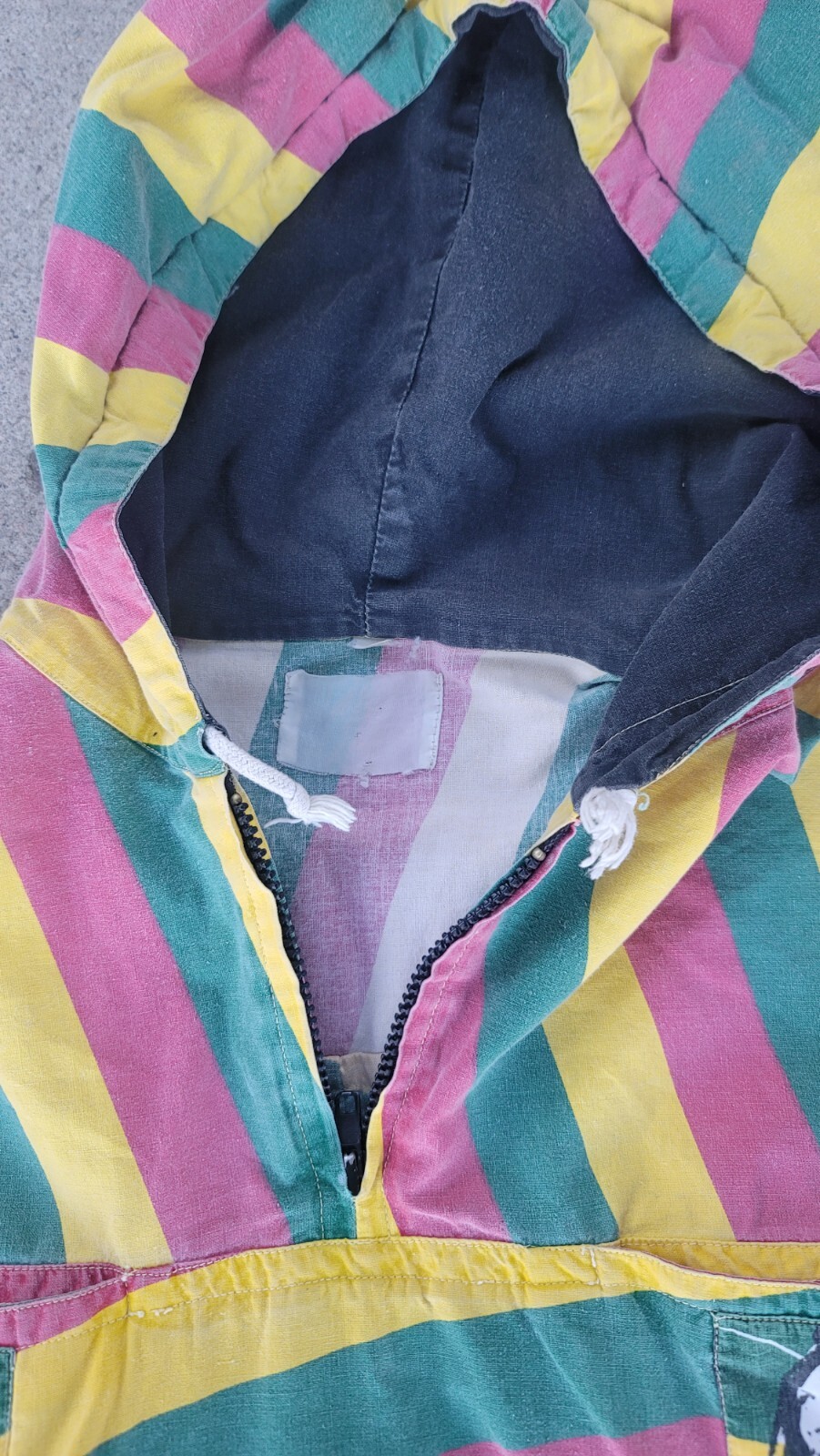 VERY Rare 1970s Bob Marley Freedom Striped PULLOVER - Gem