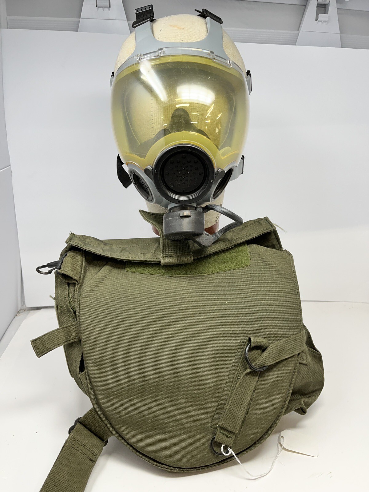 MCU-2/P Gas Mask Sz Small With Bag Survival Nuclear Biological Chemical ...