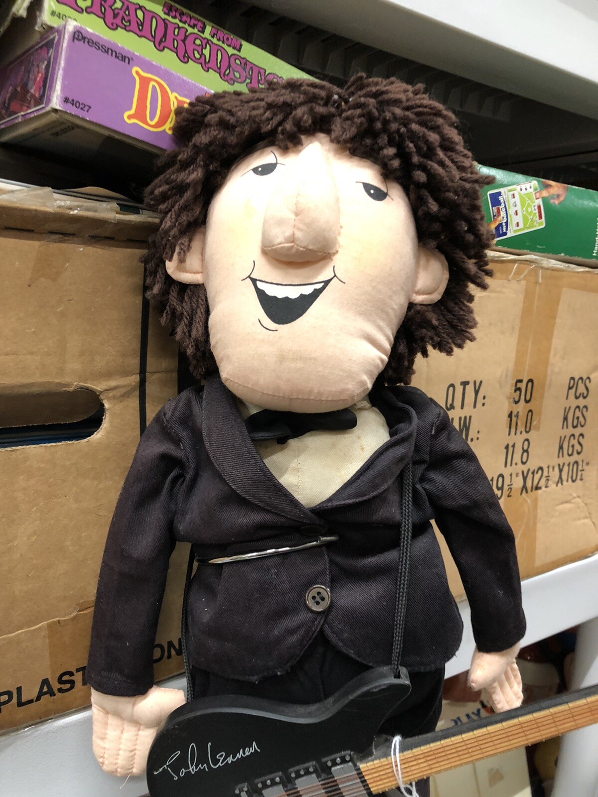 Applause John Lennon Beatles Forever 23 inch plush ragdoll w/ stand ...