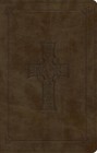ESV Large Print Value Thinline Bible (TruTone, Olive, Celtic Cross ...