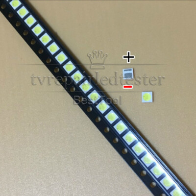 500pcs LED Backlight 1W 3030 3V Cool White Light 80-90LM TV Application ...