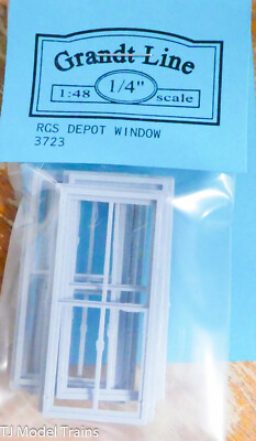 Grandt Line O #3723 Rio Grande Southern-Style Depot Windows -- 2/2 ...