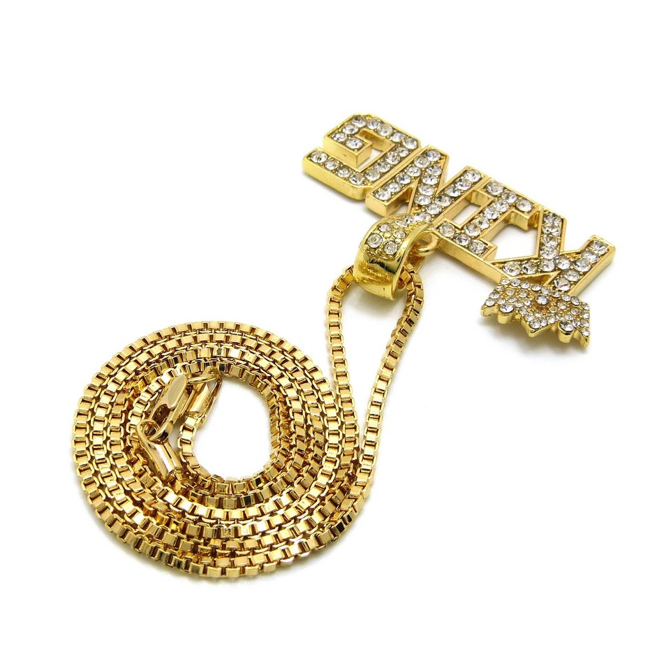 NEW KING PENDANT & 24" VARIOUS CHAINS HIP HOP NECKLACES - XZ242 | eBay
