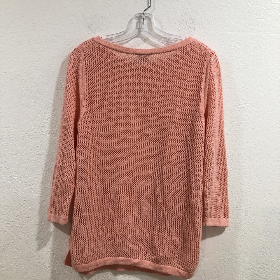 Talbots Tunic Length Open Weave Sweater, Size S | eBay