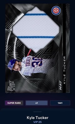 25 Topps Bunt DIGITAL VIP Black Relic Kyle Tucker | eBay UK