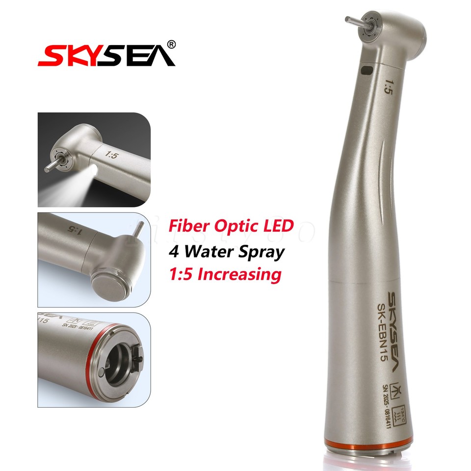 Dental Electric Handpiece 1:5 1:4.2 Contra Angle 45 Degree Surgical ...