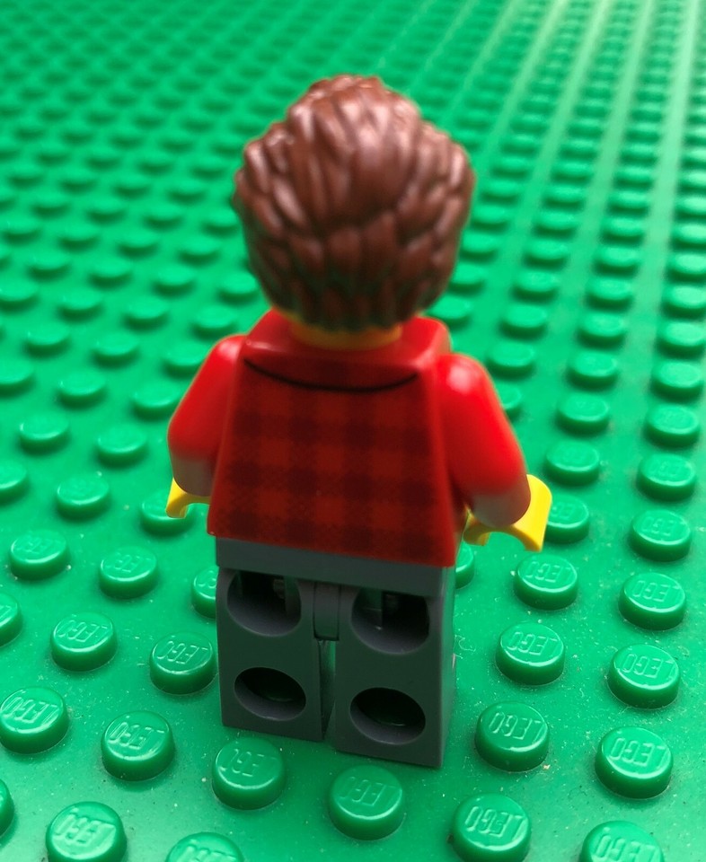 Lego MUSIC STORE OWNER MINIFIGURE Balding Jack Nicholson Hair 10255 ...