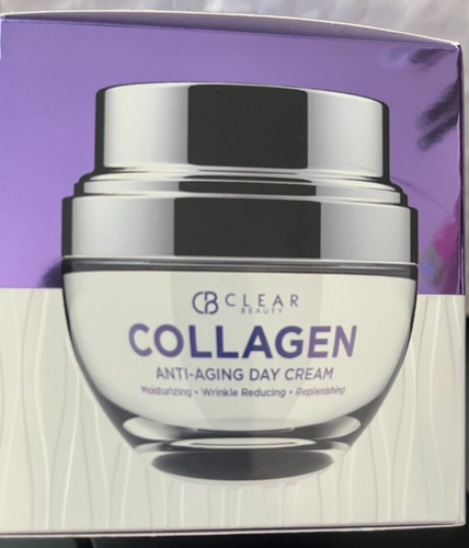 CB CLEAR COLLAGEN ANTI-AGING DAY CREAM MOISTURIZING WRINKLE REDUCING ...