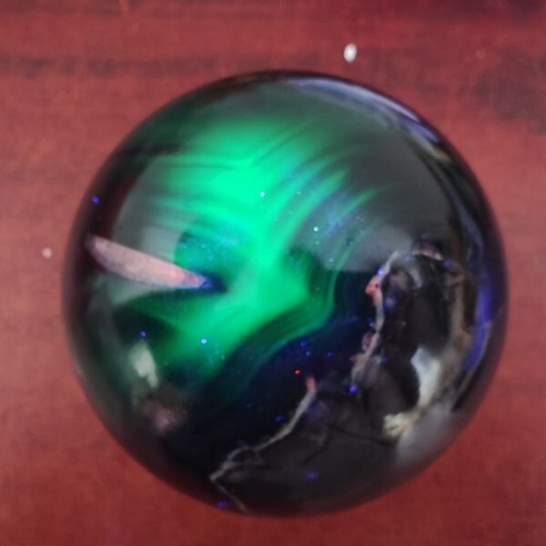 1570g RARE Natural blue Volcanic Rock agate Sphere Quartz Crystal Ball ...
