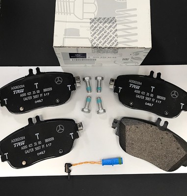 Genuine Mercedes Benz Front Brake Pads A-Class 176 A0004209104 | eBay