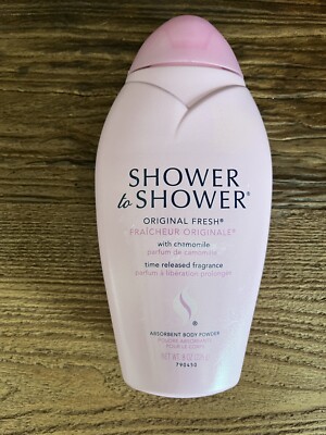 Shower To Shower Absorbent Body Powder, TALC, Original Fresh W ...