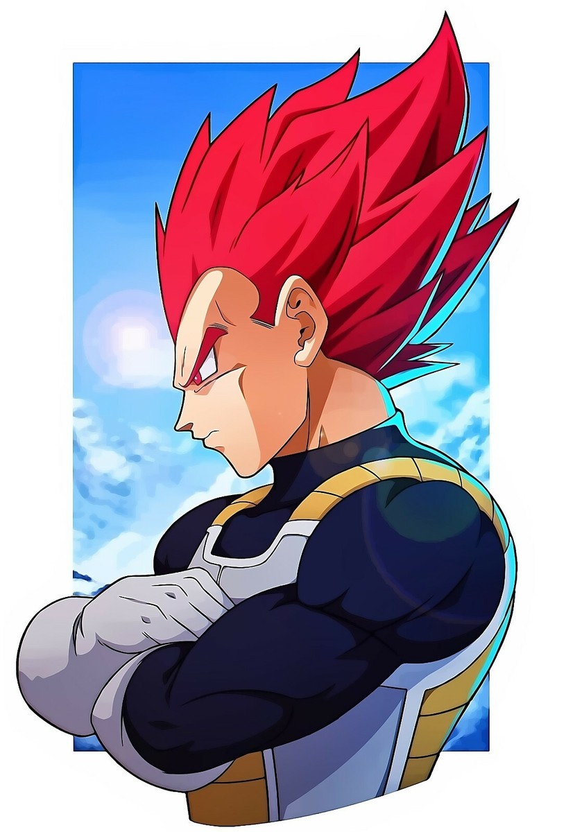 Dbz Vegeta Ssj God 3