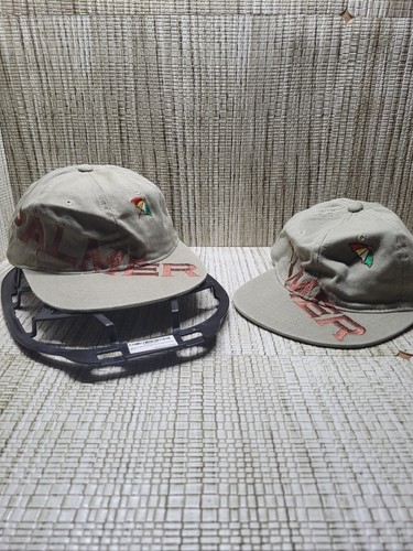 LOT OF 2 Arnold Palmer Hat Olive Gray Duckster STRAPBACK USED | eBay