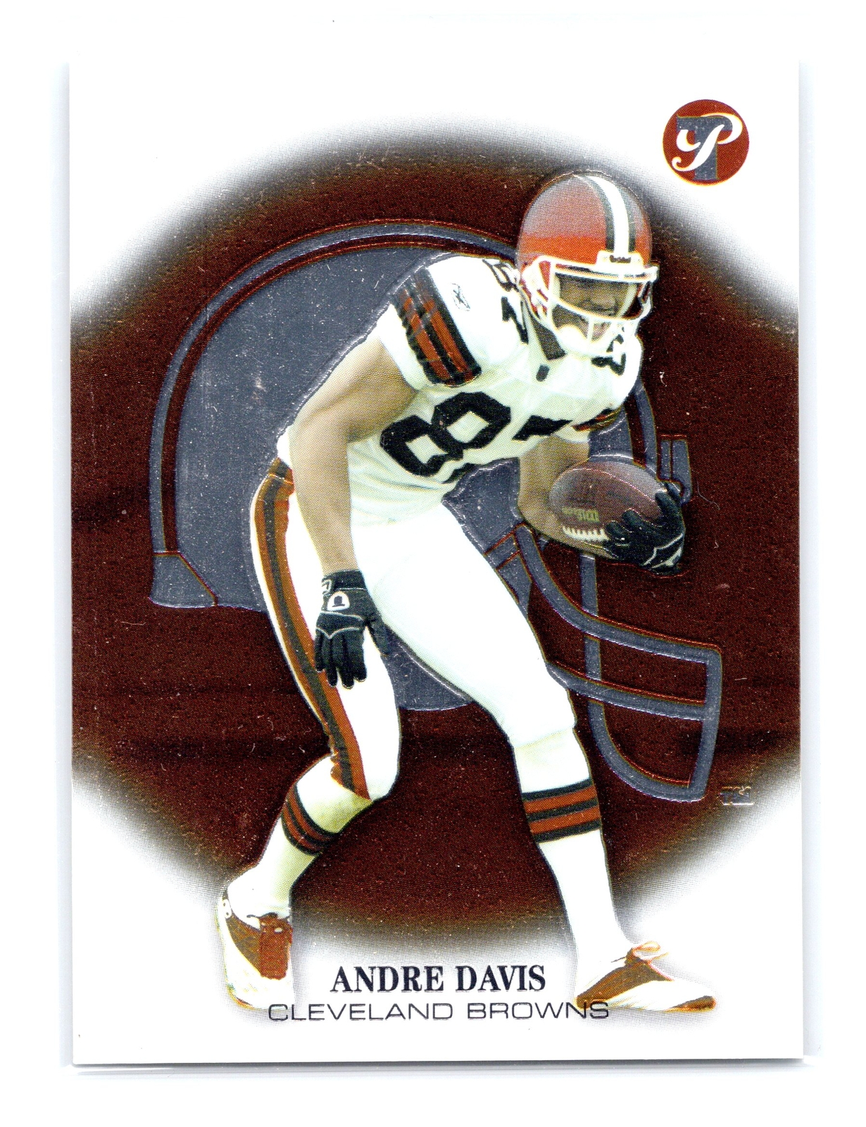 2002 Topps Pristine Football #99 Andre Davis Rookie RC Cleveland Browns ...