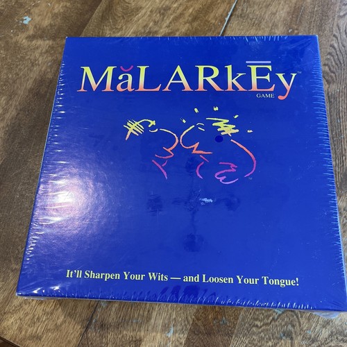 SEALED Vintage Malarkey Board Game Parker Brothers 1991 Edition Family ...