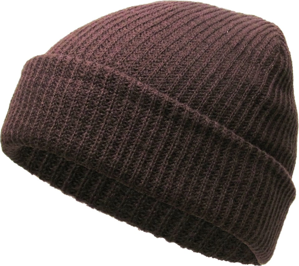 Soft Ribbed Beanie Knit Ski Cap Skull Hat Warm Solid Color Winter Cuff ...