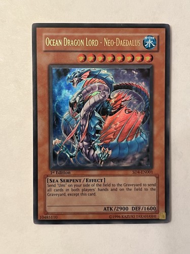 Yu-Gi-Oh! TCG Ocean Dragon Lord - Neo-Daedalus Structure Deck SD4-EN001 ...