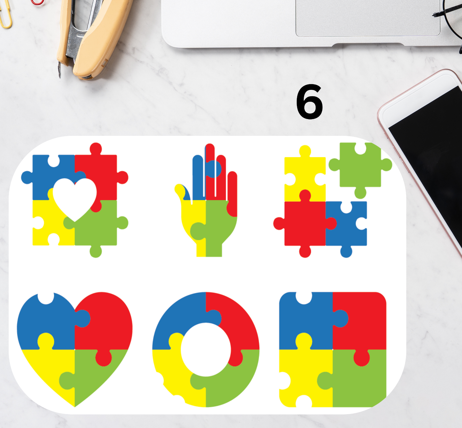 Autism Mouse pad - Ships from USA - 9.25 X 7.75 | eBay