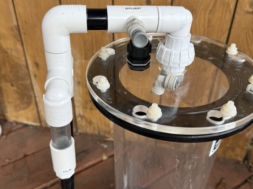 GEO CR618 GEN 1 - 6" Calcium Reactor W/ GEN2 Lid and Plumbing - Eheim ...