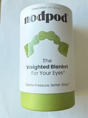 Nodpod Sleep Mask~ Weighted Blanket For Your Eyes Cafe Collection ...