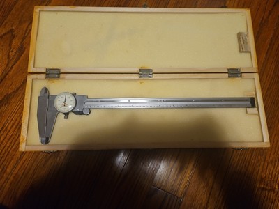 AMERICAN MADE STARRETT 12" Inch Dial Caliper Model 120 Nice tool w ...