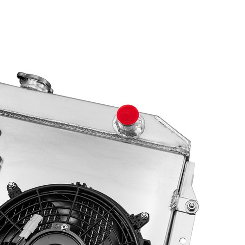 407 3-Row Radiator+Shroud Fan For 1963-74 AMC Javelin AMX Rambler V8 ...