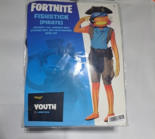 Spirit Fortnite Fishstick Pirate Costume - Youth Large | eBay