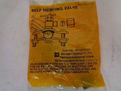 NEW PARKER HANNIFIN BRASS PRODUCTS SELF PIERCING VALVE SPV1040 | eBay
