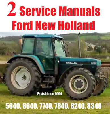 Ford New Holland 5640 6640 7740 7840 8240 8340 Factory Service Manual ...