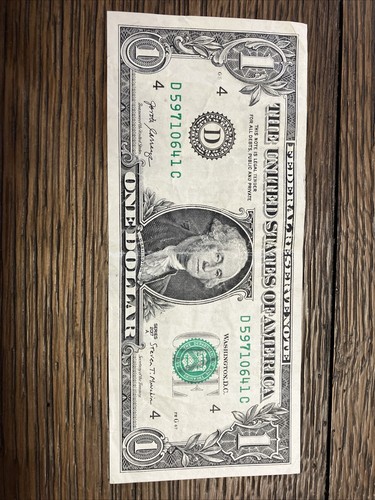 2017 A $1 Note - Both 7’s In Serial Number Have Ink Smear | eBay