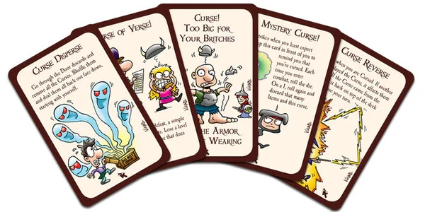 Munchkin Curses 15 Card Game Expansion Steve Jackson Games Booster ...