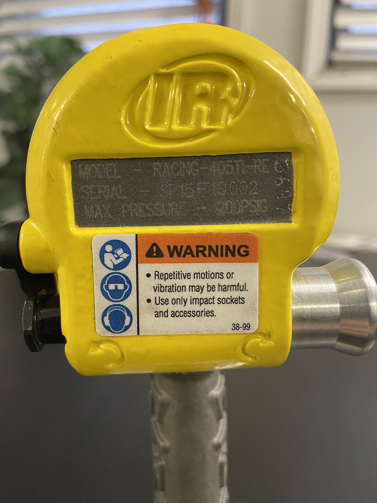 Ingersoll Rand Racing-405TI Thunder Gun Real NASCAR Pit Gun. | eBay