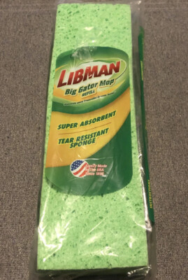 LIBMAN BIG GATOR MOP REFILL 03961 - Mop Pad Refill Sponge | eBay