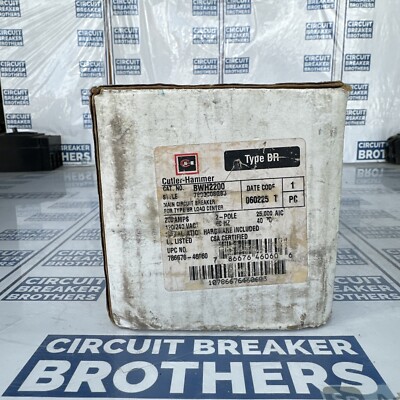 Eaton Cutler Hammer BWH2200 200 Amp 120/240V 2 Pole Main Breaker ...