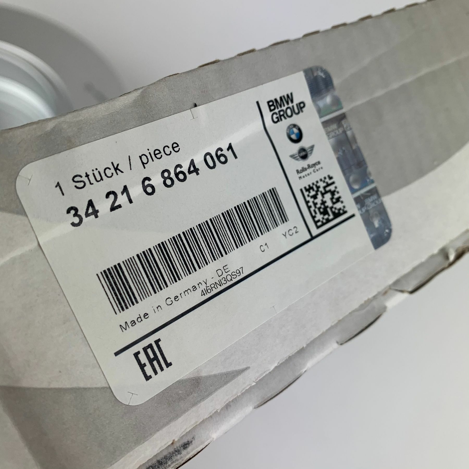 BMW 5 E60 Rear Left Brake Disc 34216864061 Genuine for sale online | eBay