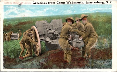 Gun load Greetings from Camp Wadsworth Spartanburg South Carolina ...