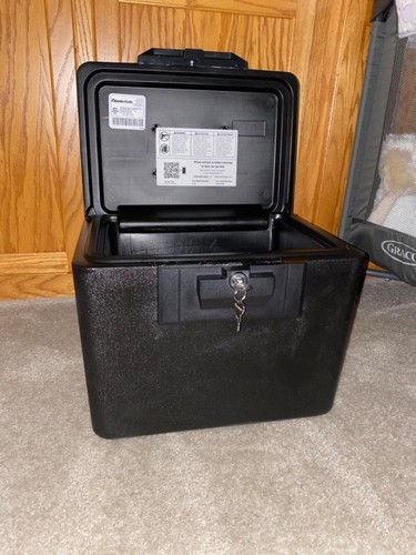 SentrySafe 1170 Fireproof Box with Key Lock 0.61 Cubic Feet,Black | eBay